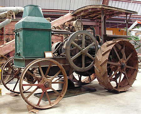 Steam powered agricultural engine at the Farm and Ranch Museum | Night ...